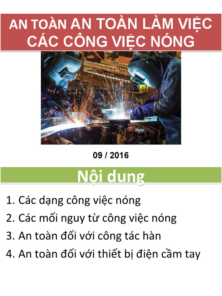 BG HLATVSLD Hot Work Training | PDF