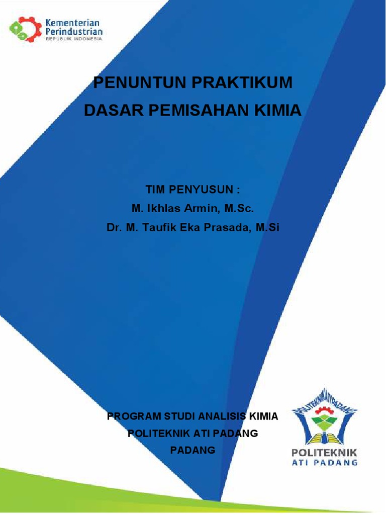 Penuntun Praktikum Dasar Pemisahan Kimia | PDF | Sains & Matematika
