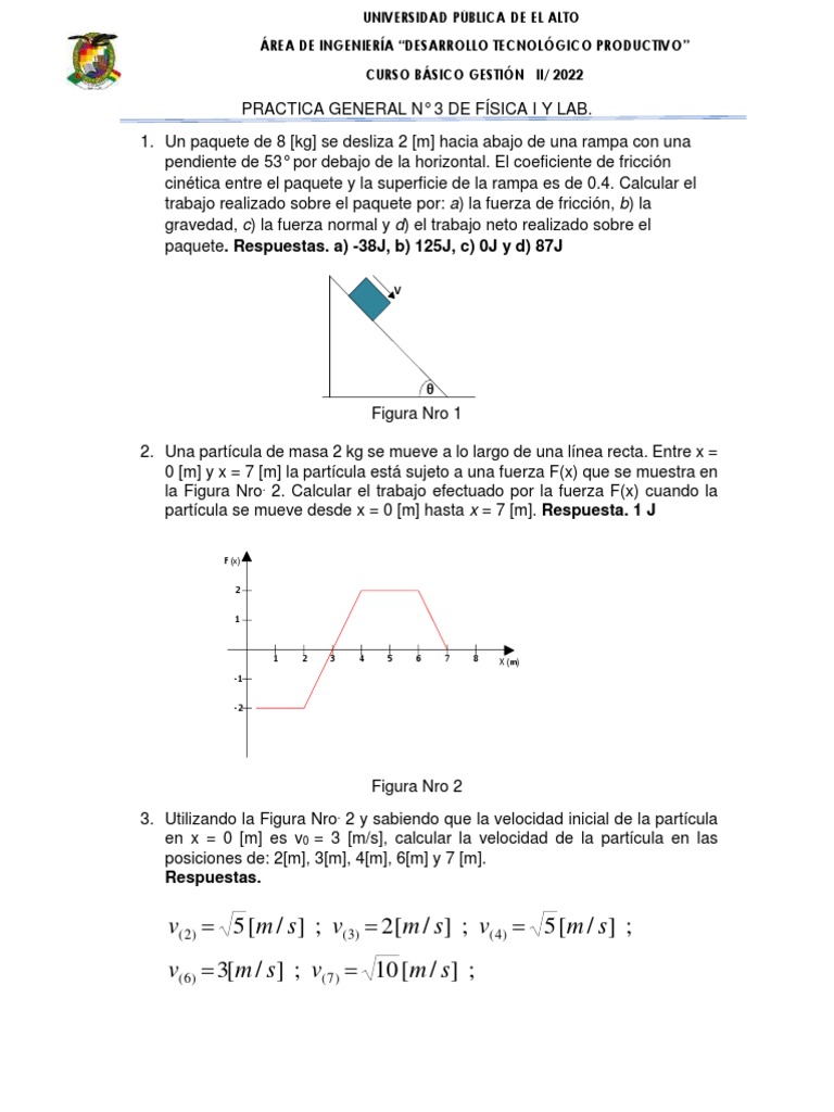 Practica 3 Fisica y Lab | PDF | Fricción | Masa
