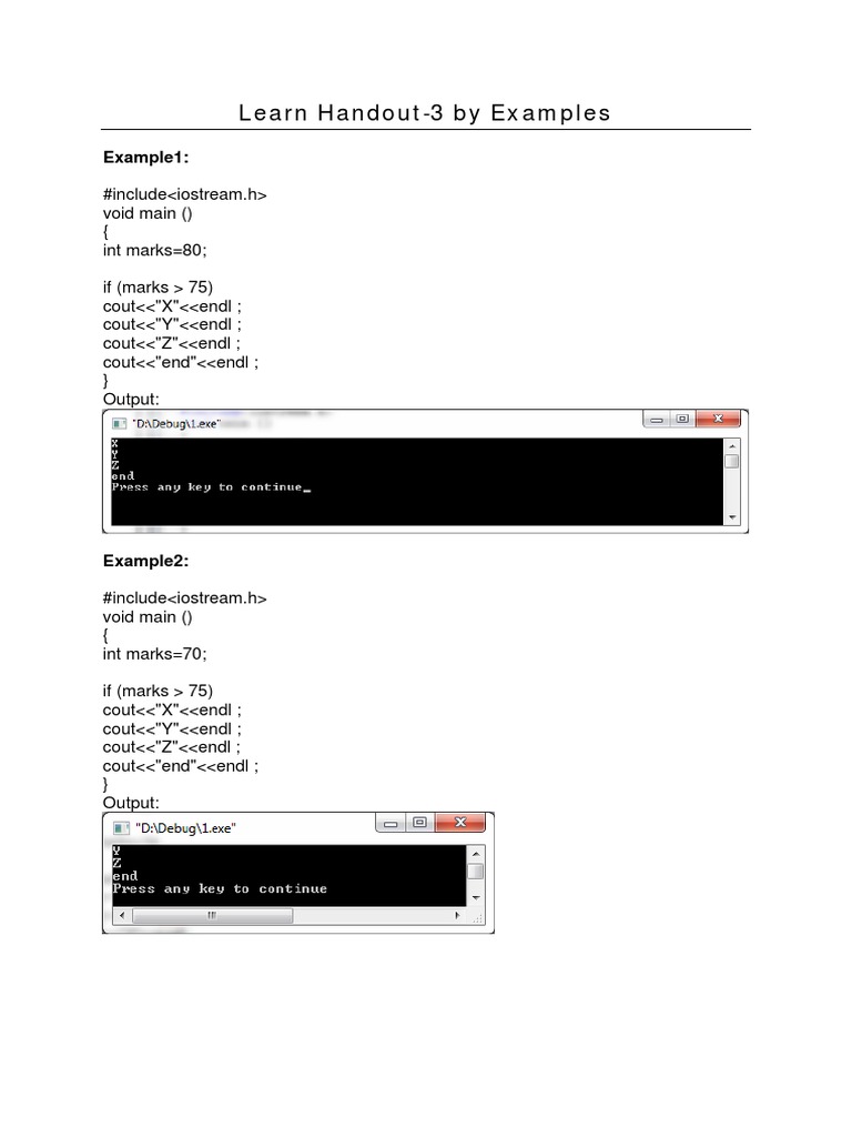 Handout 3 Descargar Gratis Pdf Mathematics Computer Programming 2436