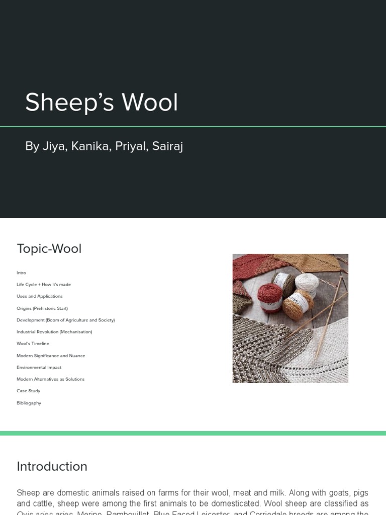 Sheep's Wool | PDF | Wool | Sheep