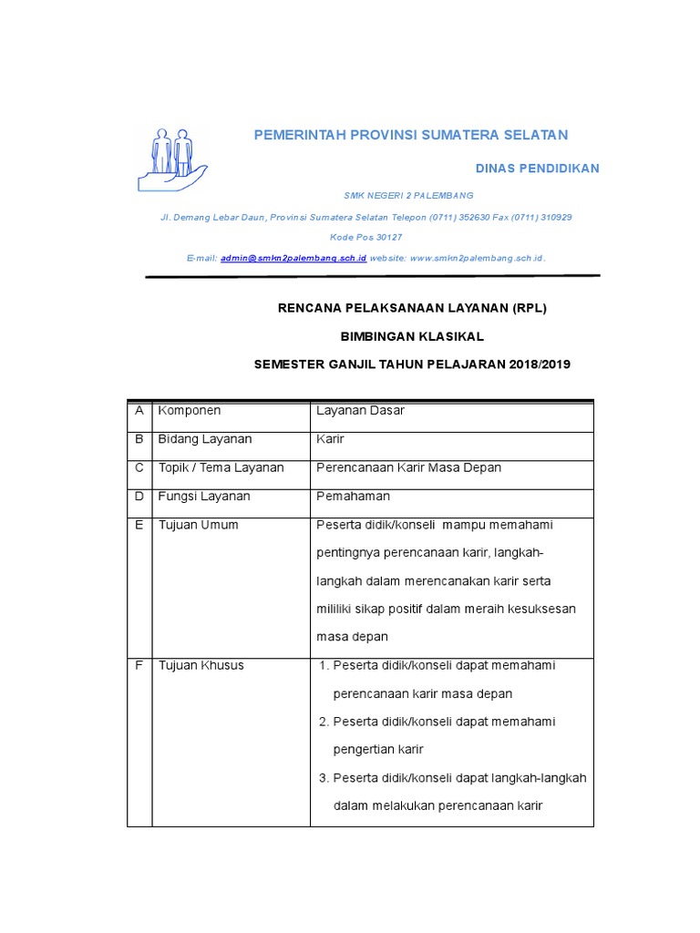 RPL PERENCANAAN KARIR MASA DEPAN BENAR (Genap) | PDF | Karier ...
