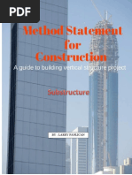 Method Statement For Excavation, Backfilling and Compaction For ...