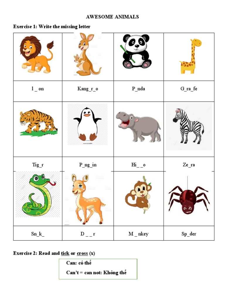 Awesome Animals | PDF