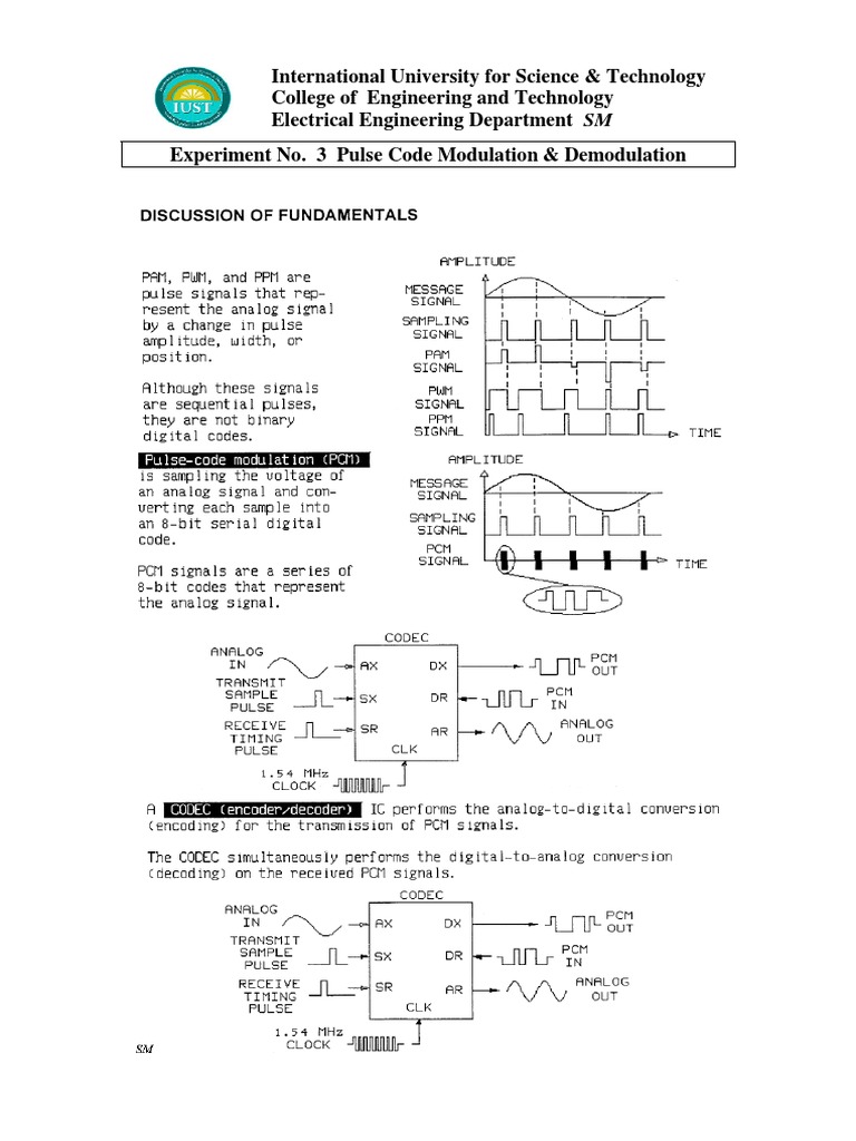 Exp. 3 PCM Generation | PDF