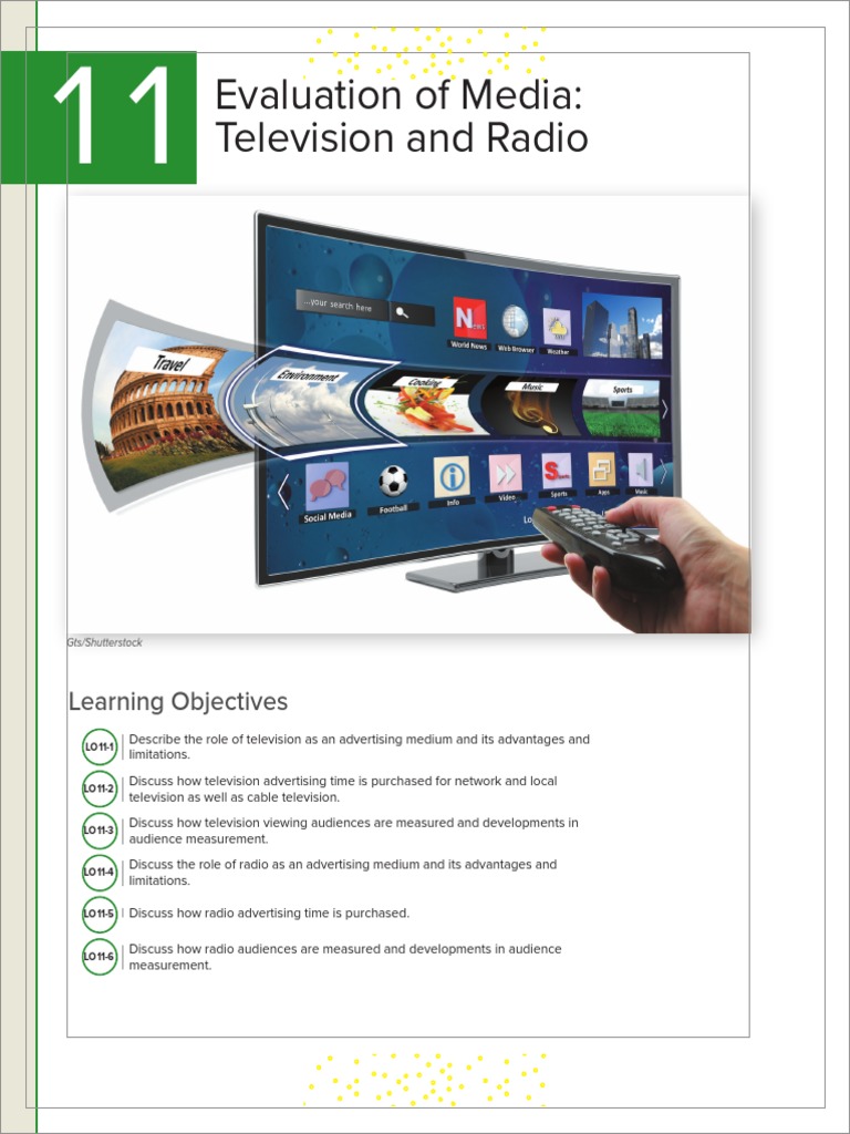 06 Evaluation of Media Television and Radio | PDF | Television ...