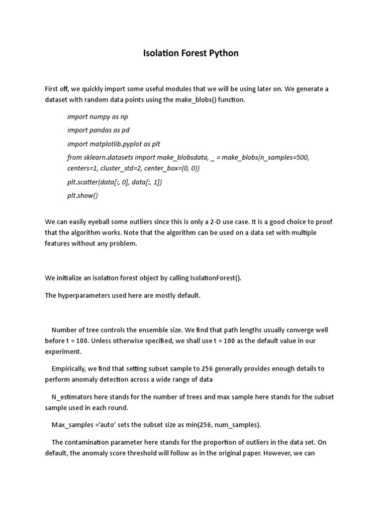 Isolationforest3 Python | PDF | Outlier | Theoretical Computer Science