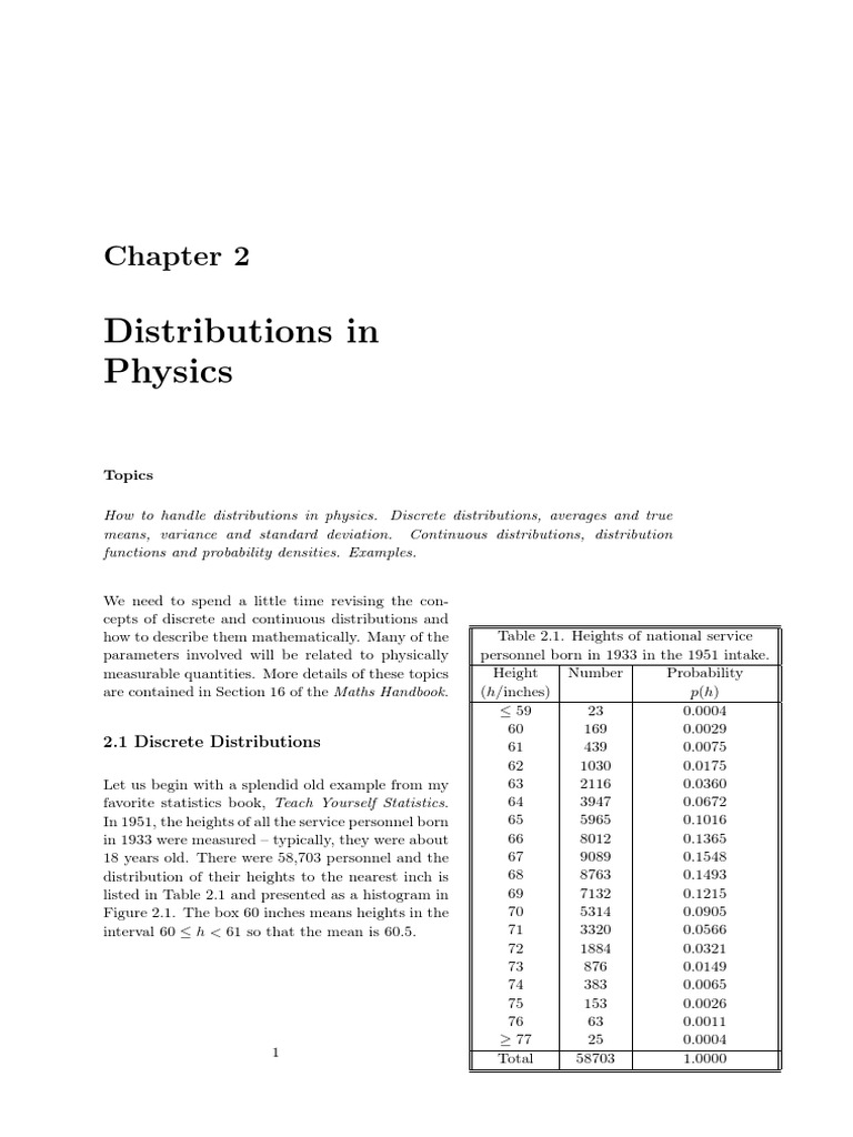 QSP Chapter2 | PDF | Probability Distribution | Mean