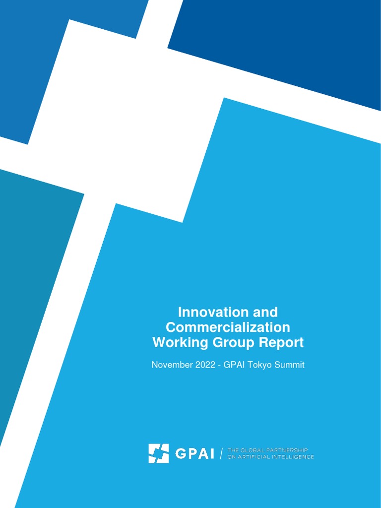 Gpai Innovation Commercialization WG Report 2022 | PDF | Intelligence ...