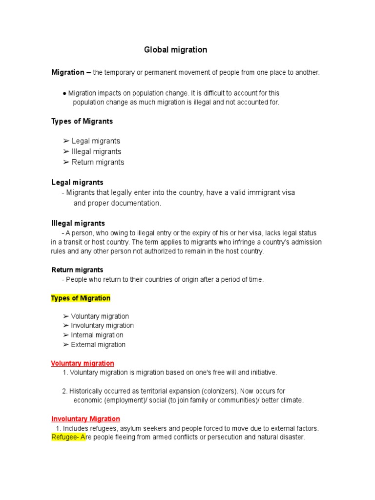 The Contemporary World | PDF | Human Migration | Asylum Seeker