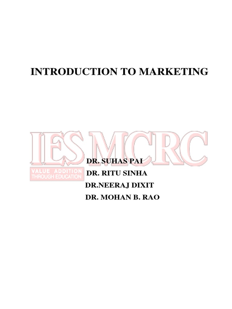 Marketing Study Material, 2021 | Download Free PDF | Marketing | Behavior