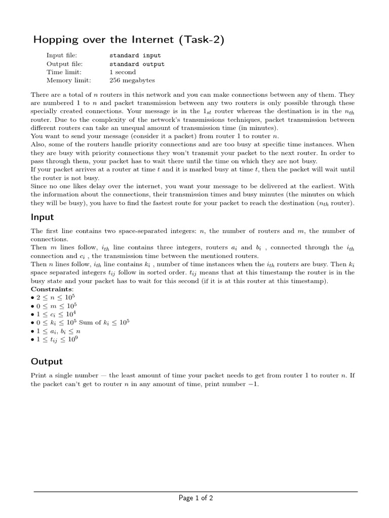 Prob C2 Pdf Router Computing Computer Network 