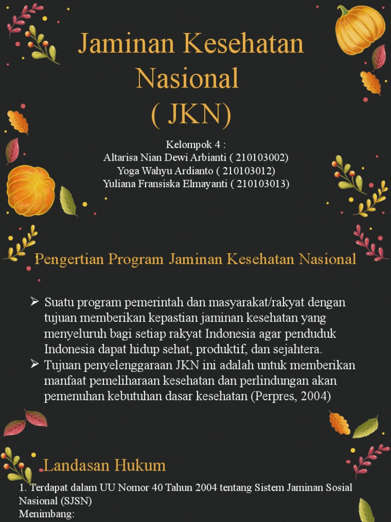 Jaminan Kesehatan Nasional (JKN) | PDF