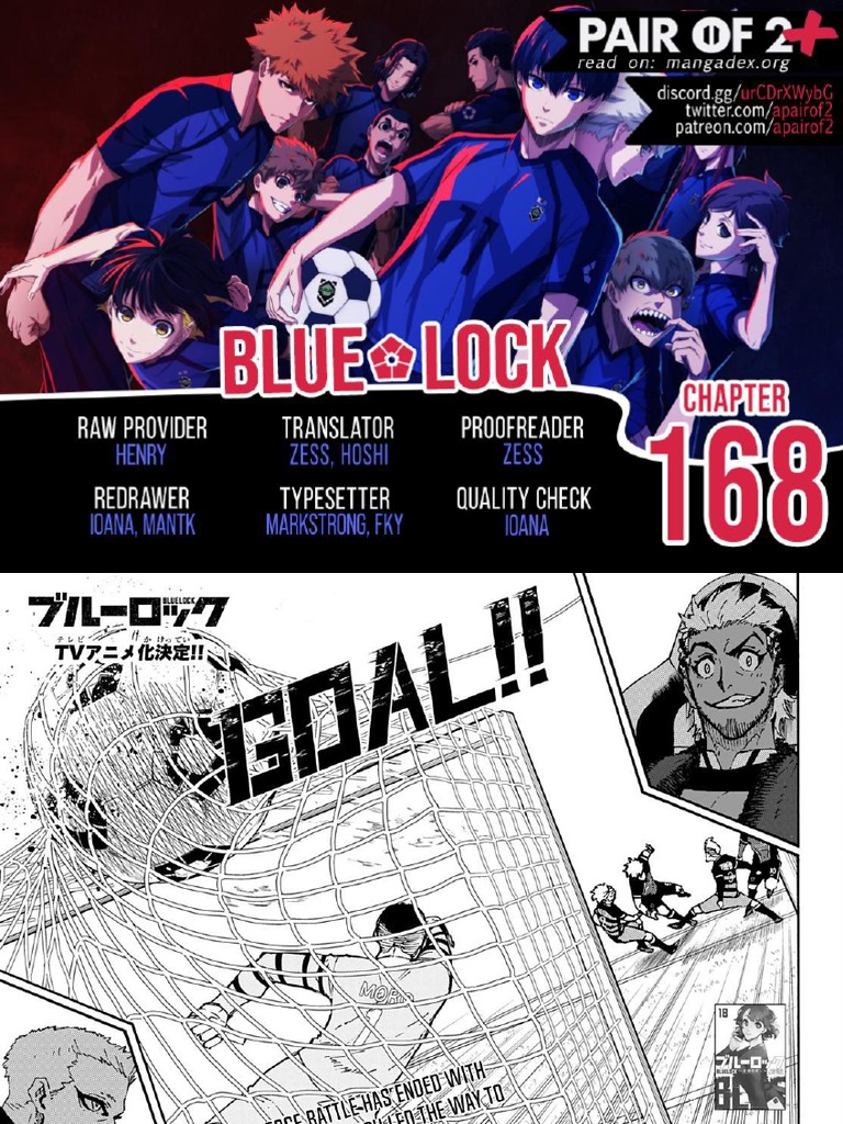 Blue Lock CH - 168 @manga - Infinite | PDF