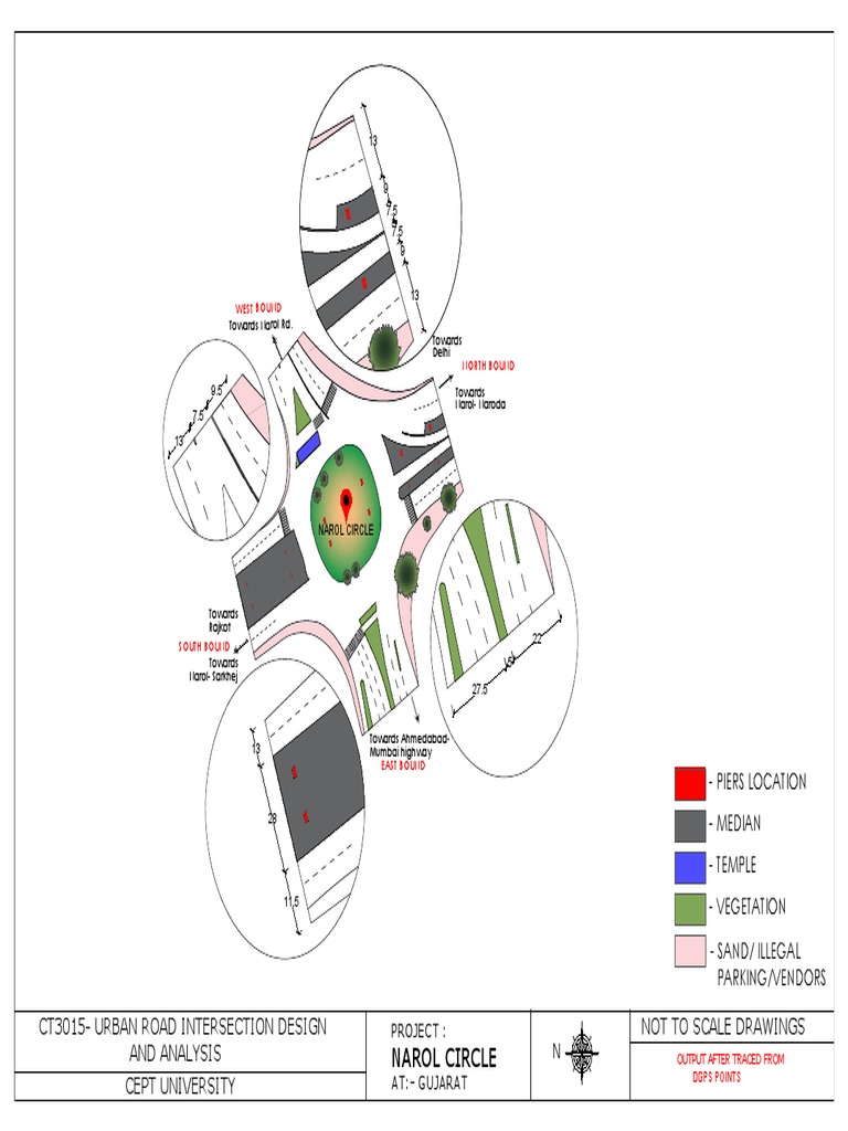 Narol Circle: Ct3015-Urban Road Intersection Design Cept University and ...