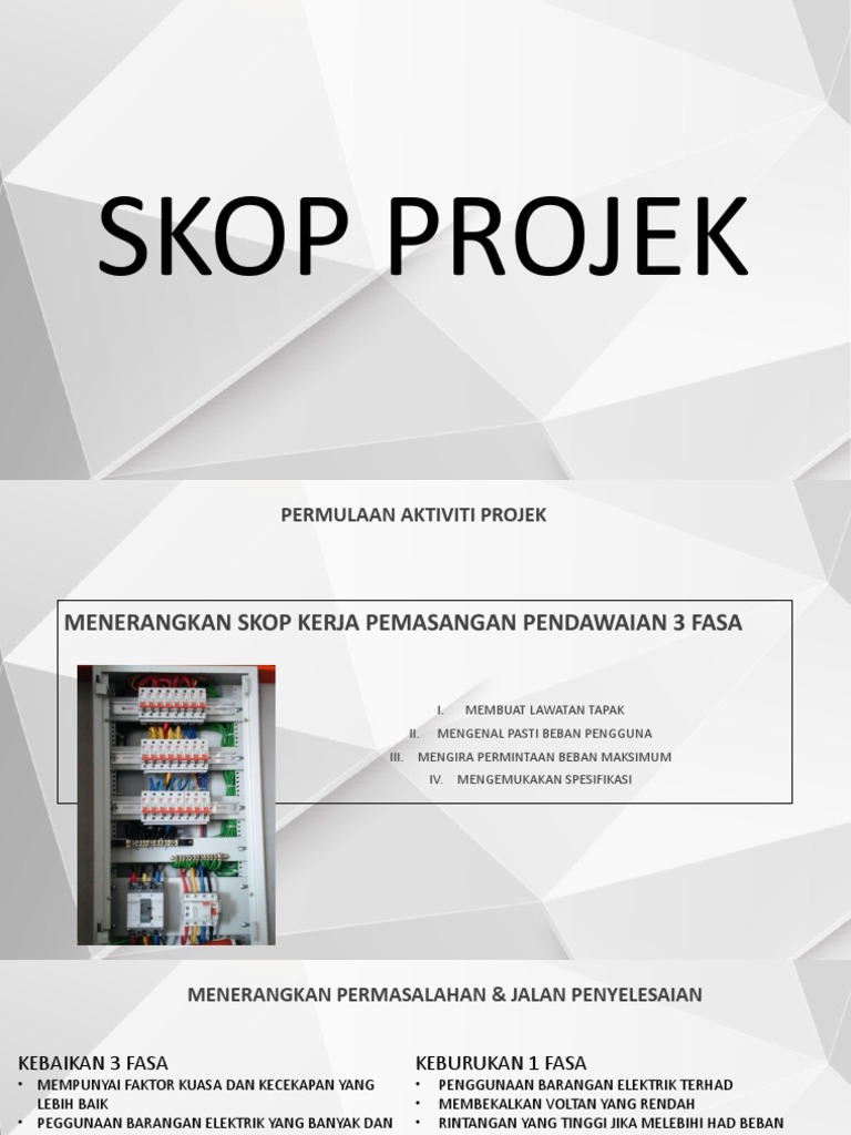 Presentation Skop Projek | PDF