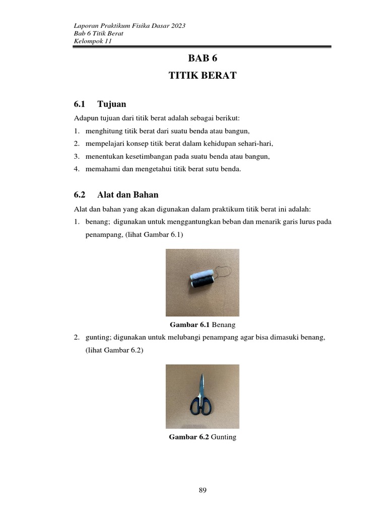 11 - Bab 6 - Titik Berat | PDF