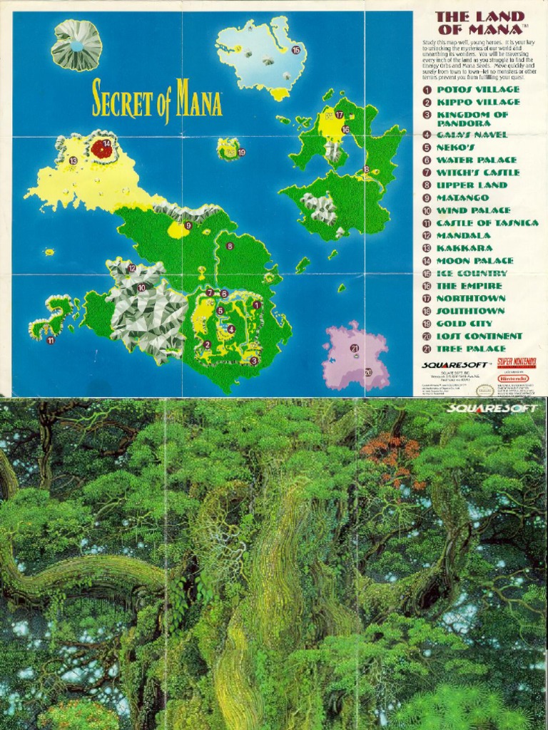 Secret of Mana (Map) (U) | PDF