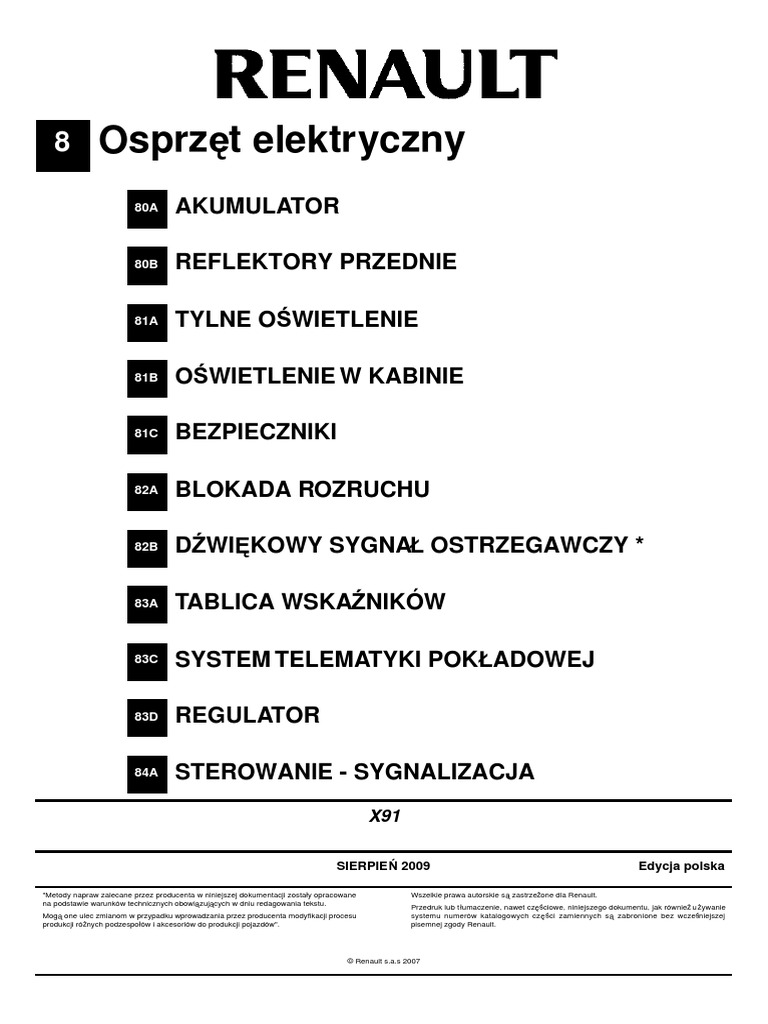 Osprz T Elektryczny: Sierpie Edycja Polska | PDF
