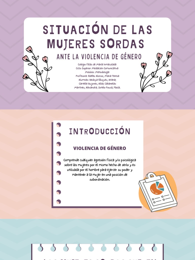 Presentación Proyecto | PDF | La violencia contra las mujeres | Violencia