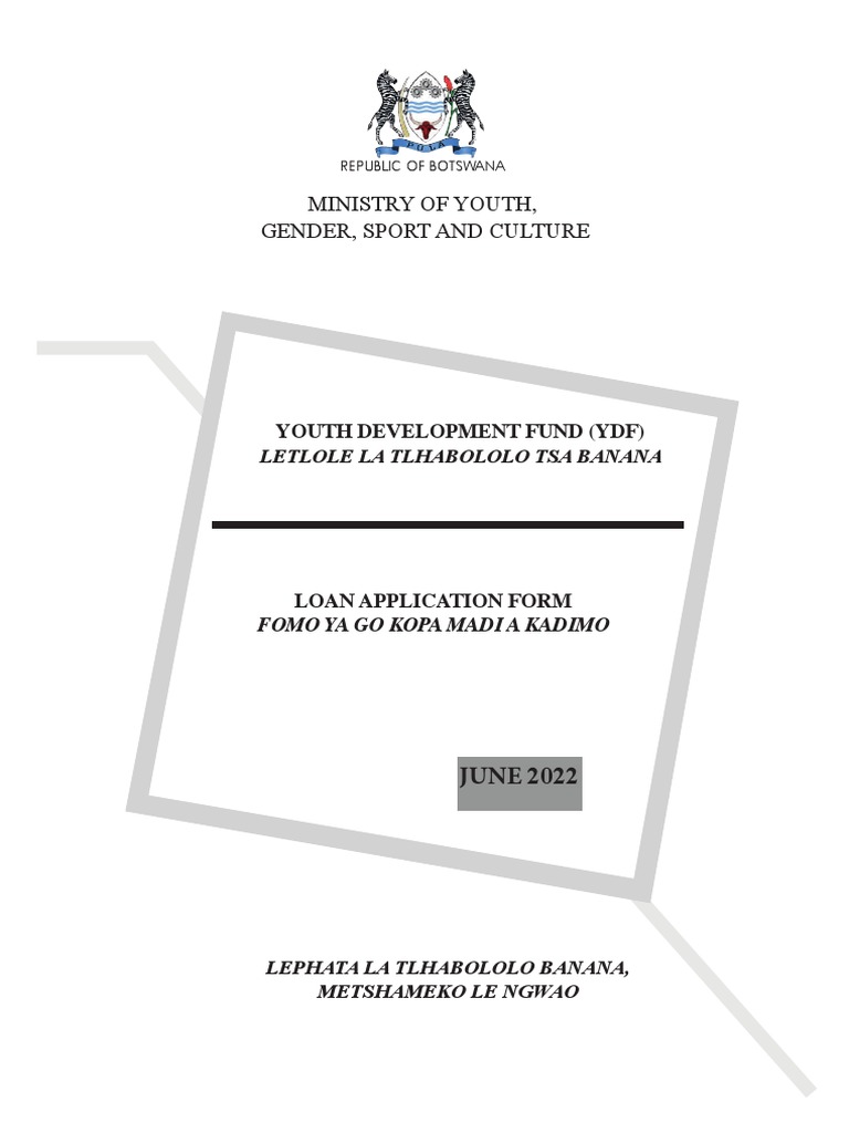 YDF Form Final September 2022 | PDF | Business Economics | Business