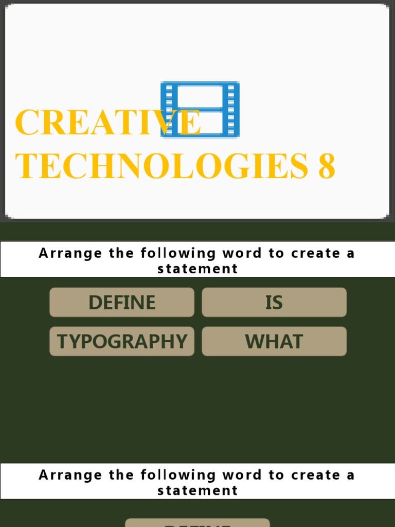 Creative Technologies 8 | PDF | Typefaces | Serif