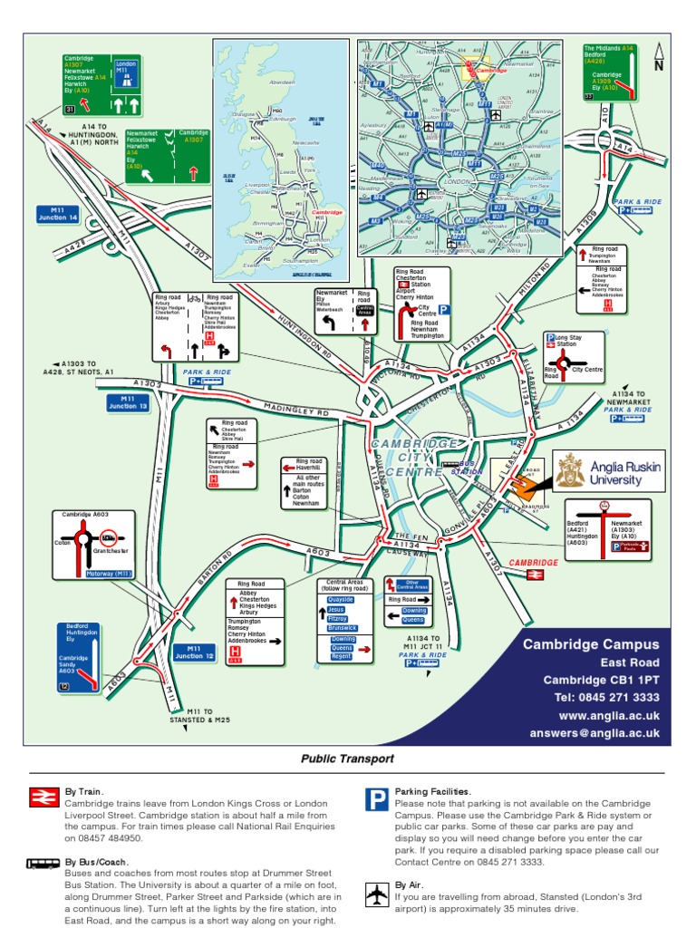 Cambridge Map | PDF | Cambridge | Industries