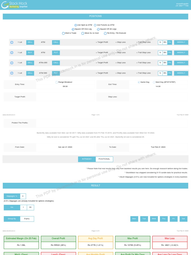Bull Try1 StockMock Finnifty | PDF | Financial Markets | Securities (Finance)