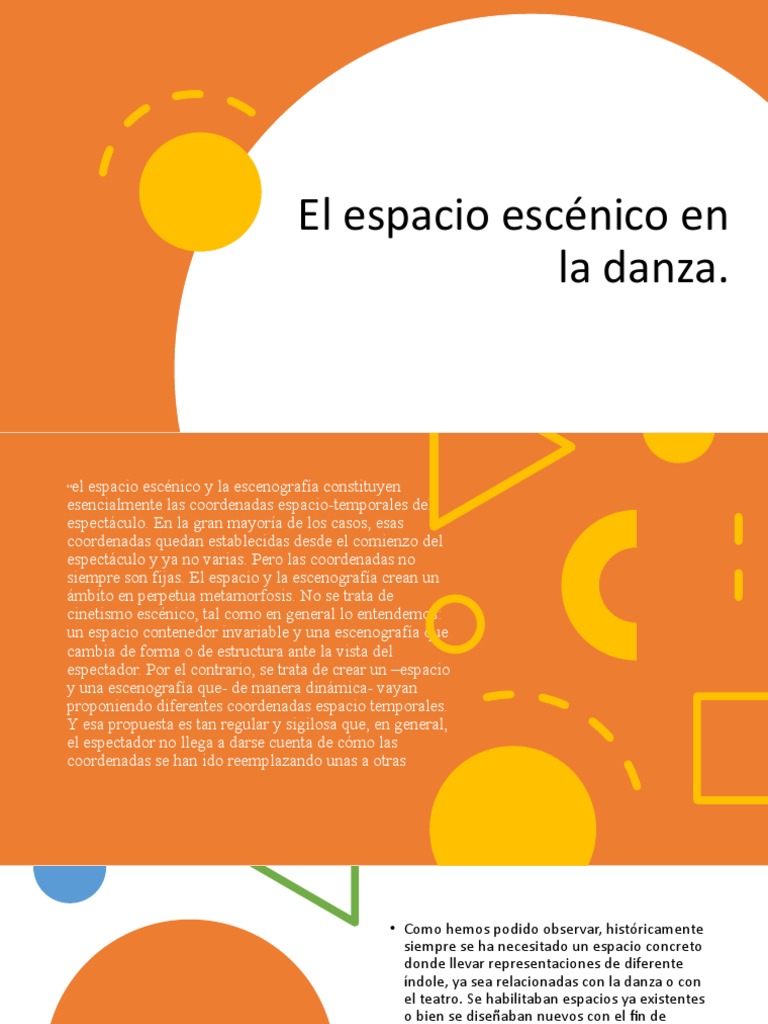 Tipos de espacio escénico en danza | PDF | Bailes