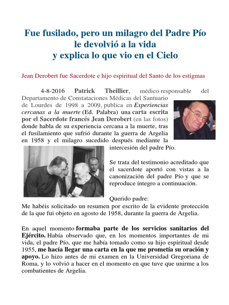 Padre Pío | PDF | Argelia