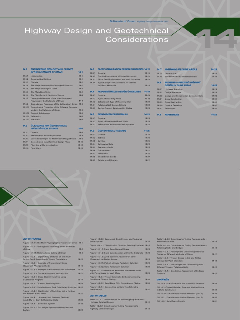 Highway Design and Geotechnical Considerations | PDF | Sedimentary Rock ...