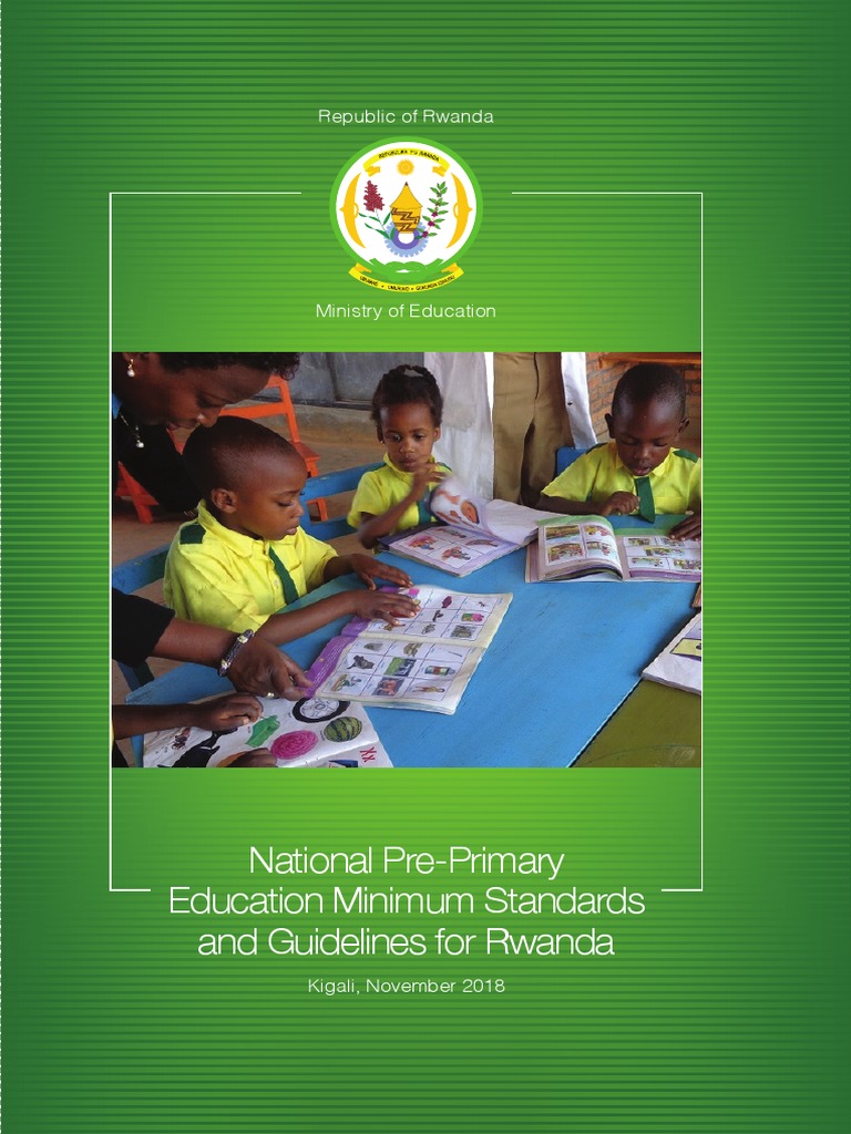 Pre-Primary Education Minimum Standards English Version | PDF ...