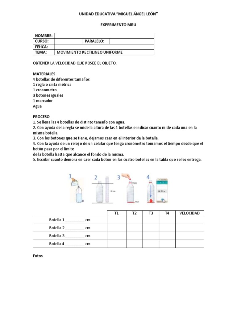 Mru Experimento | PDF