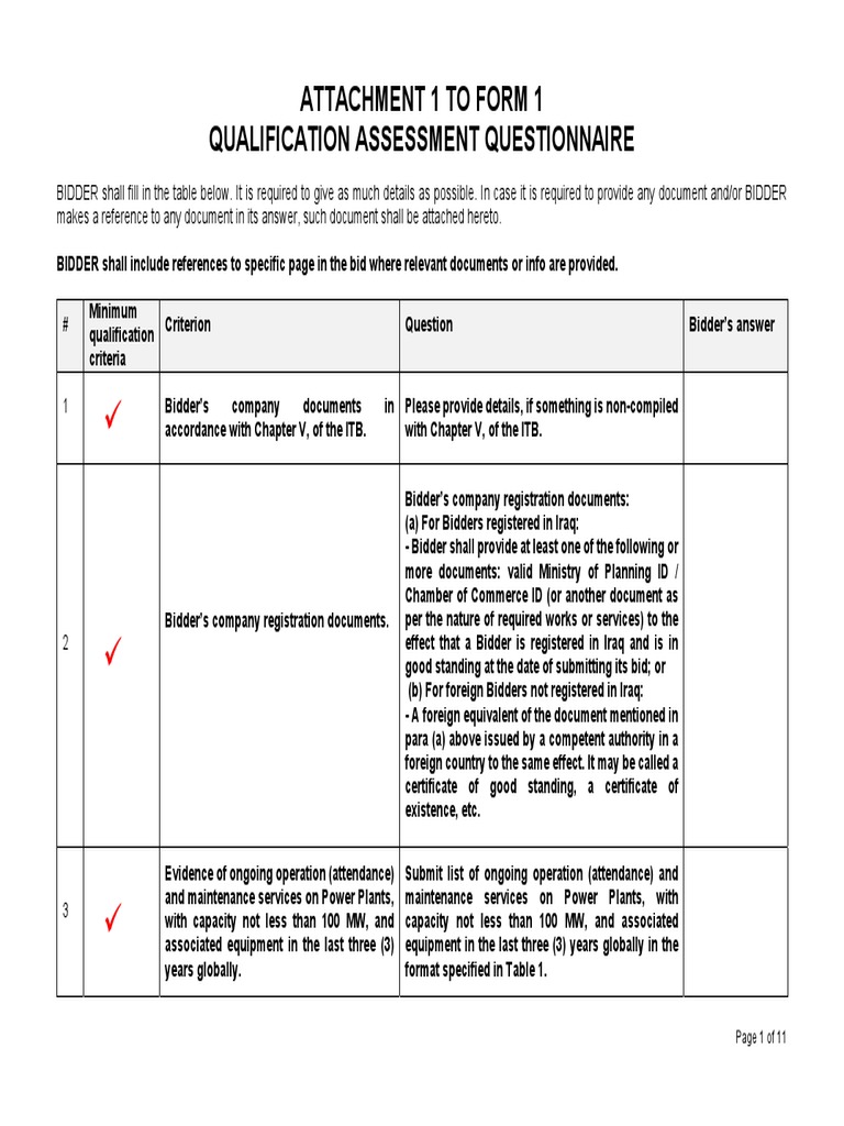 1467 - 01 - Attachment 1 To Form 1 - Qaq | PDF | Iso 9000 | Business