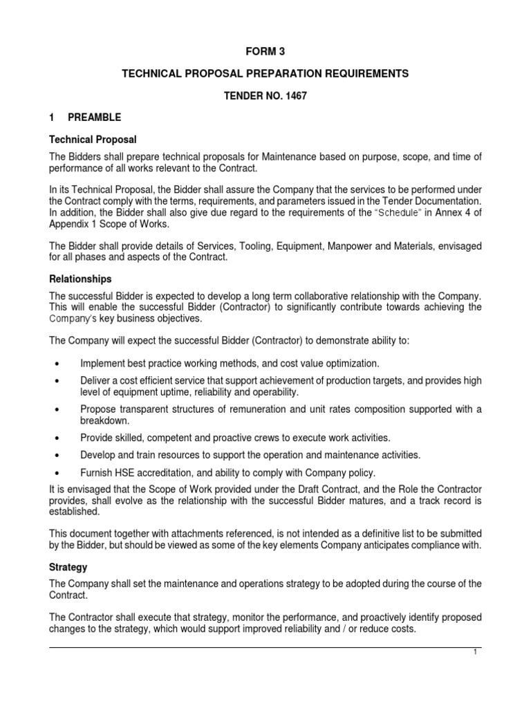 Technical Proposal | PDF | Procurement | Project Management