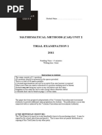 MAV Exam 2 Solutions | PDF | Mathematical Analysis | Mathematical Objects