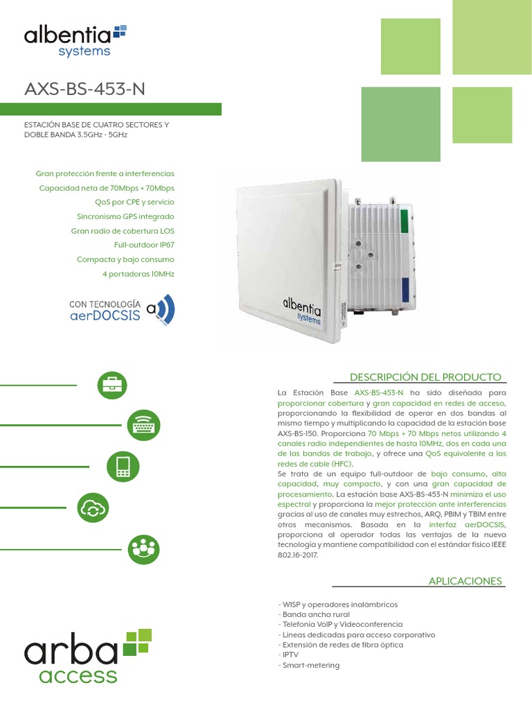 SP Axs Bs 453 N | PDF | Calidad de servicio | Telecomunicaciones