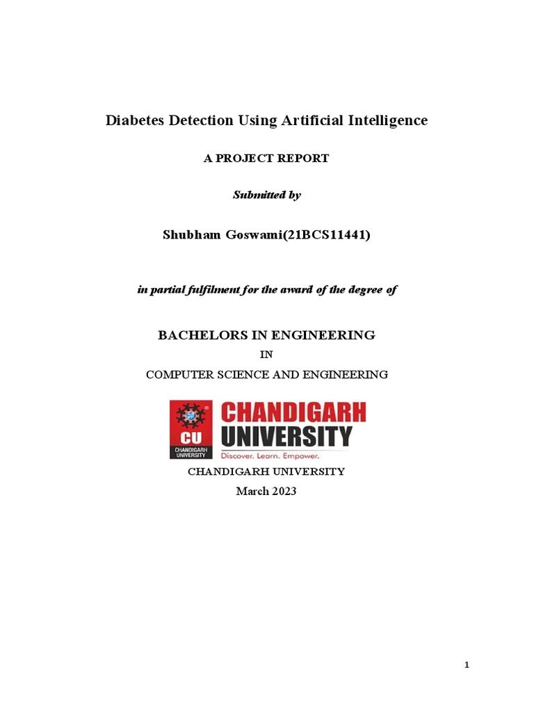Introduction | PDF | Diabetes | Artificial Intelligence