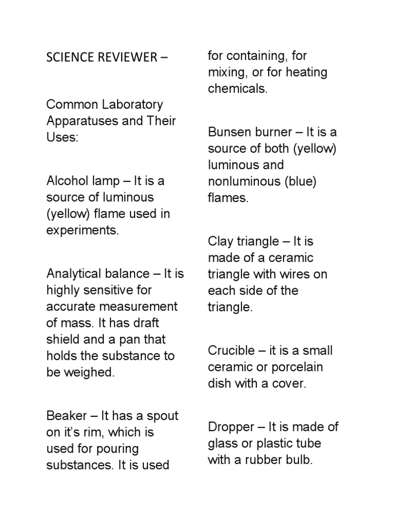 Science Reviewer Grade 7 | Download Free PDF | Mixture | Chemical ...