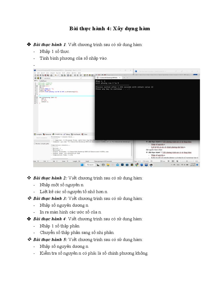 Bài TH C Hành 4 | PDF