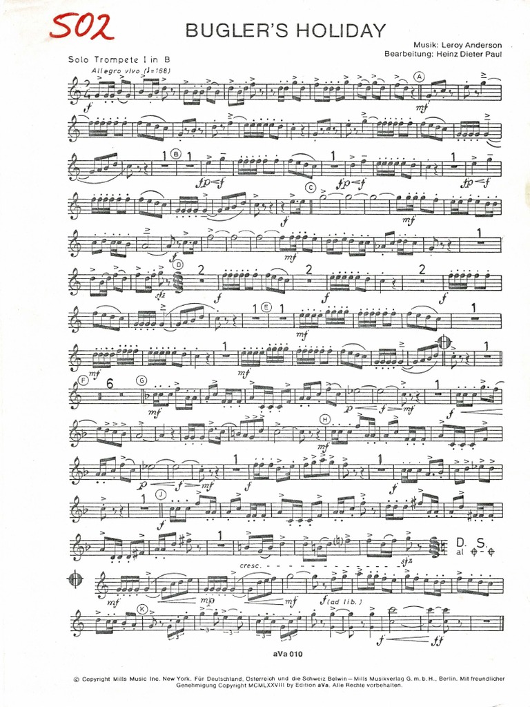 Bugler's holiday 1 | PDF