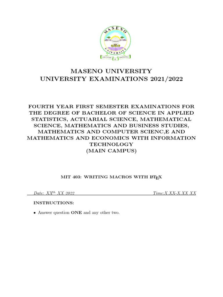 Mit 403 Exam - 2021-2022 | PDF | Mathematics | Group Theory