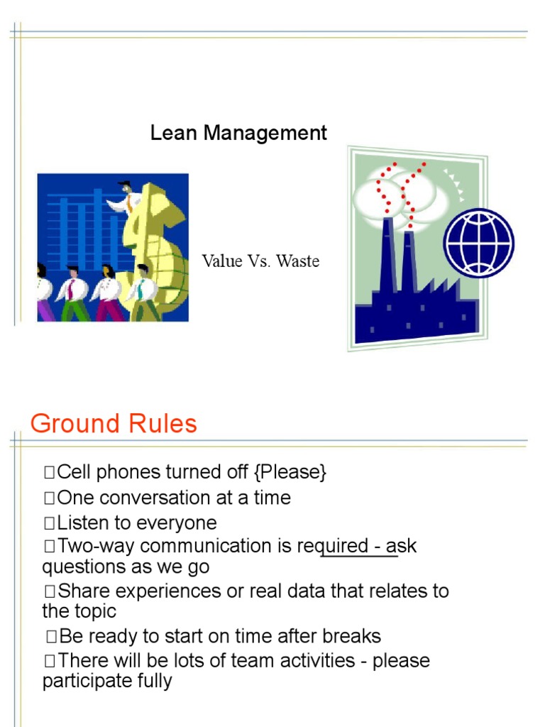 01-Introduction To Lean Manufacturing Presentation | PDF | Lean Manufacturing | Business Process ...