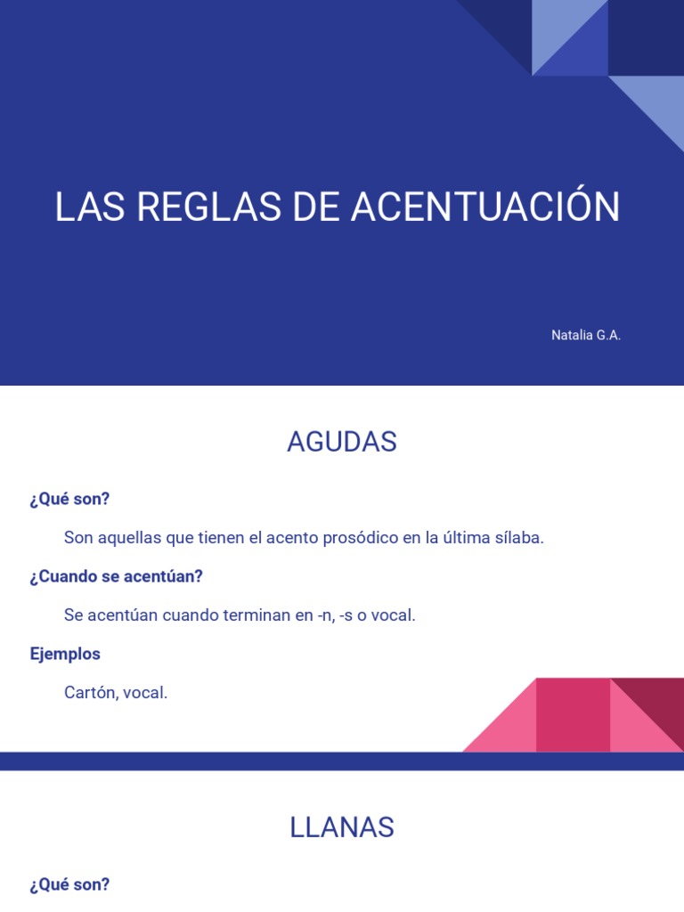 Las Reglas de Acentuación 3º ESO | PDF | Idiomas | Estudios de idiomas extranjeros