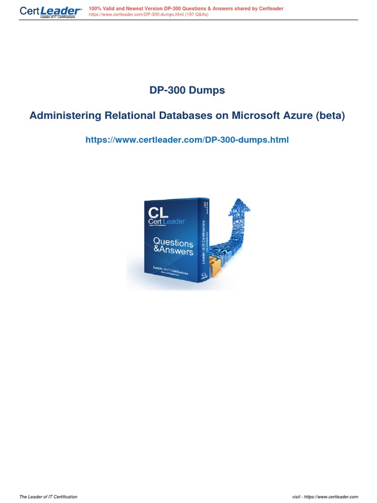 Microsoft Actualtests dp-300 PDF Exam 2022-Dec-29 by Quinn 131q Vce ... Microsoft Actualtests dp-300 PDF Exam 2022-Dec-29 by Quinn 131q Vce ...