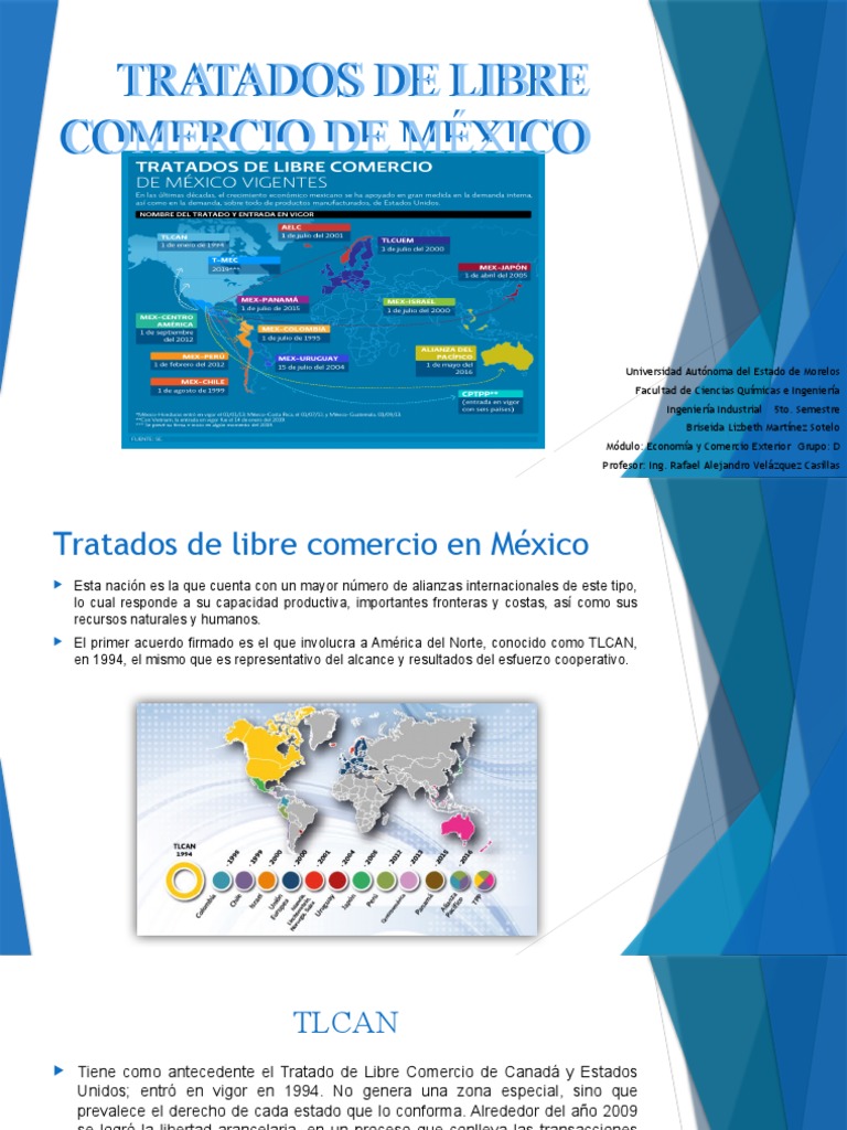 Tratados de Libre Comercio de México | PDF | Tratado de Libre Comercio Norteamericano | Acuerdo ...