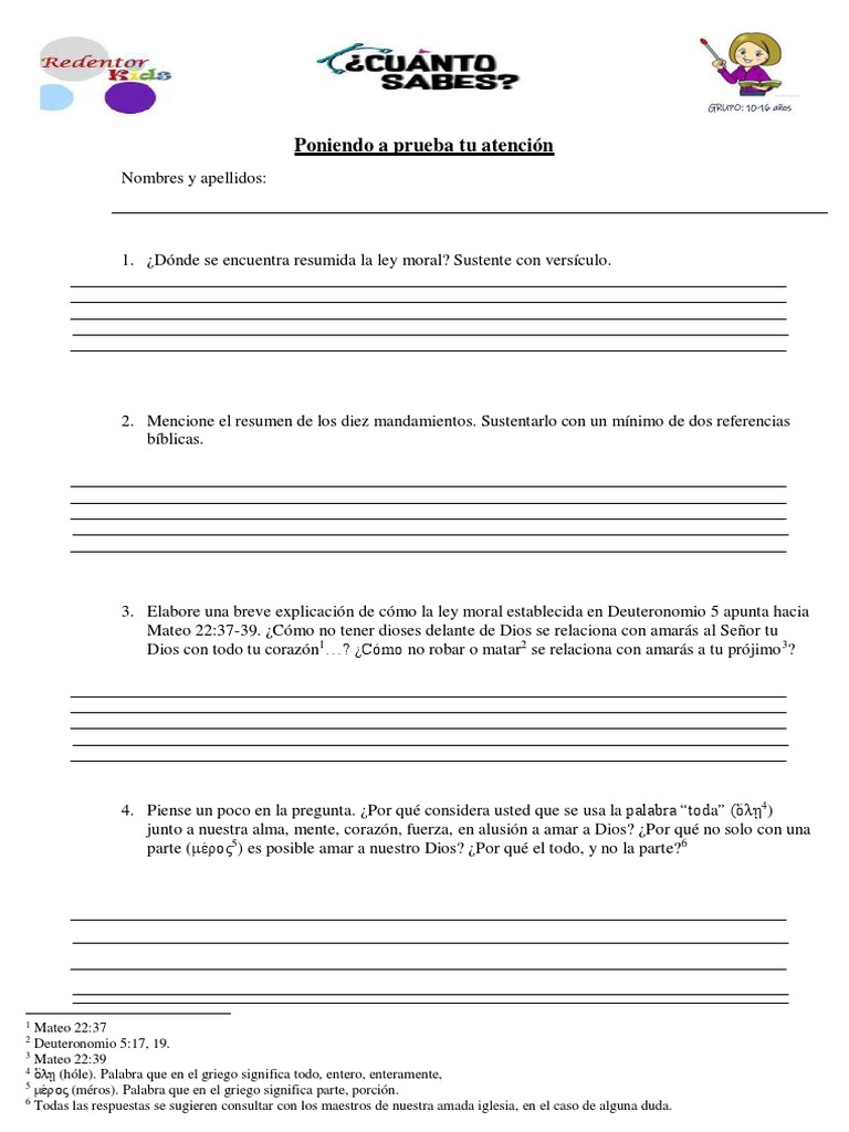 Poniendo A Prueba Tu Atención | PDF | Religión y espiritualidad