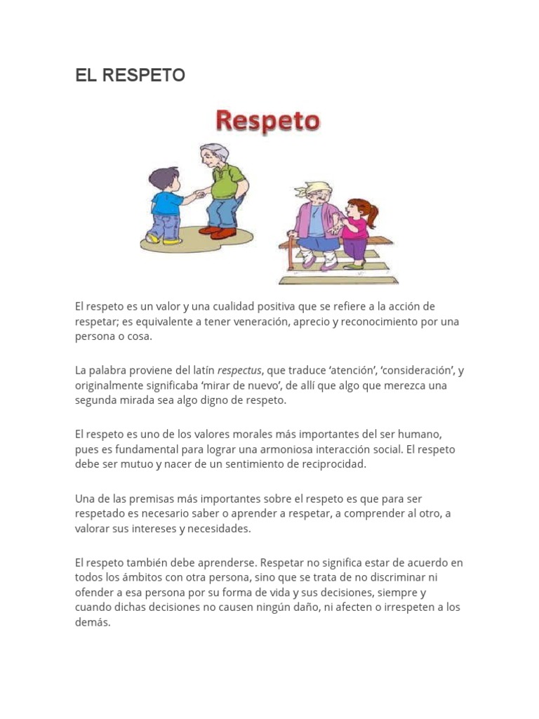 El Respeto | PDF