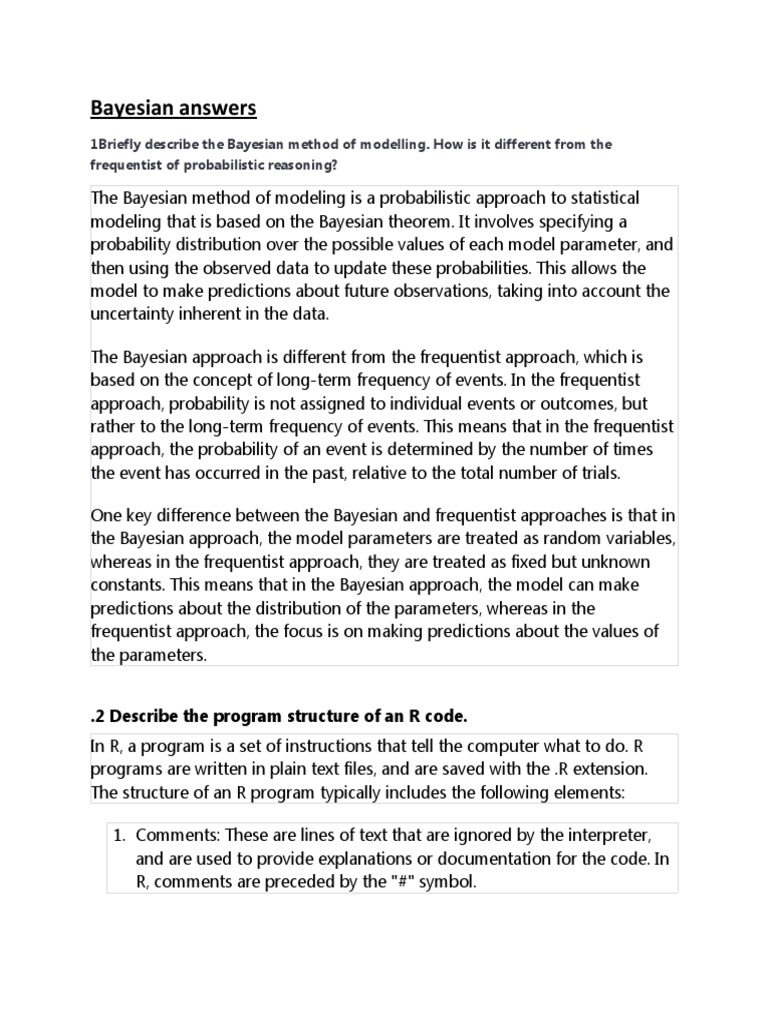 Bayesian Answers | Download Free PDF | Bayesian Inference | Computer Program